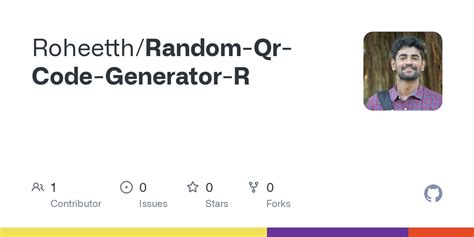 Github Roheetthrandom Qr Code Generator R