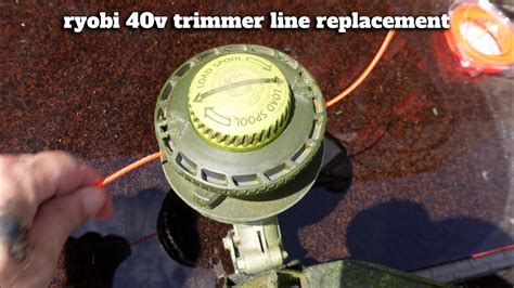 Ryobi V Trimmer Line Replacement YouTube