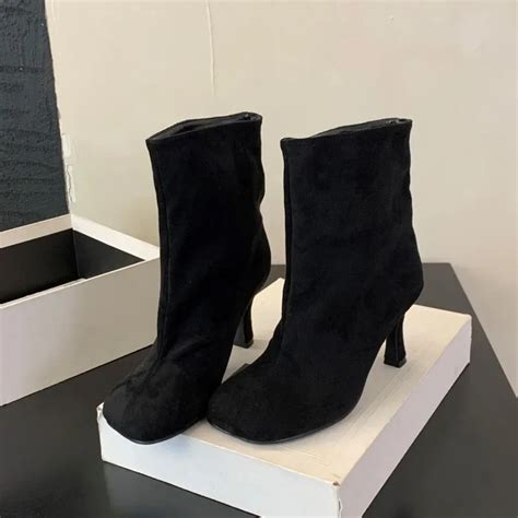 Eilyken New Autumn Winter Fashion Round Toe Women Ankle Boots Concise