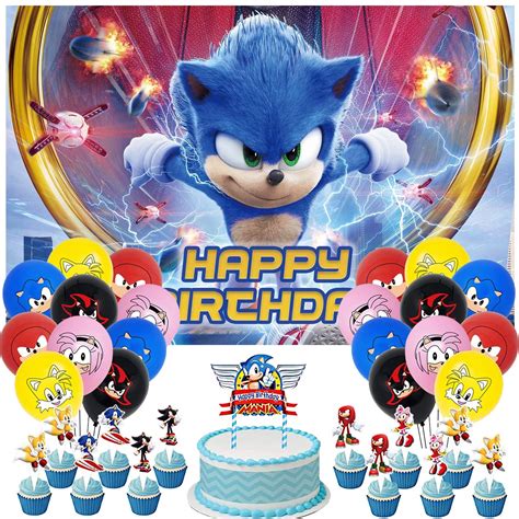 Buy Sonio Birthday Party Supplies 41pcs Sonio Birthday Party