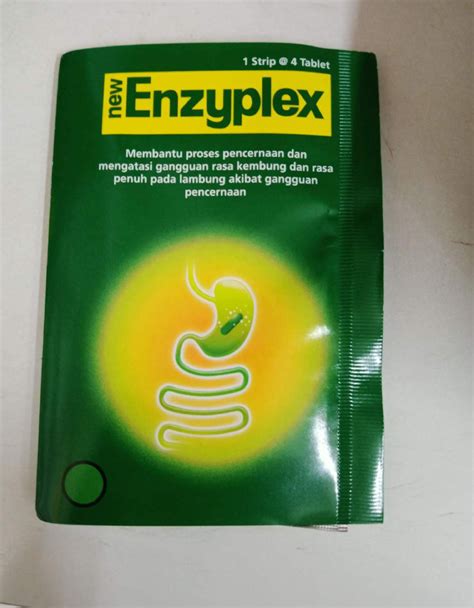 New Enzyplex Strip Isi 4 Tablet Lazada Indonesia