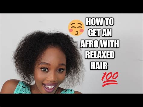 How To Get An Afro With Relaxed Hair The Dizaldo Blog