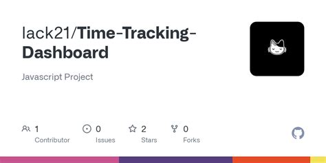 Github Lack Time Tracking Dashboard Javascript Project