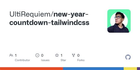 Github Ultirequiem New Year Countdown Tailwindcss