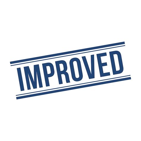 Premium Vector Improved Stampimproved Square Sign