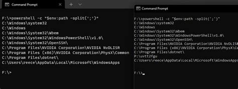 paths are different between cmd and windows terminal r pcmasterrace