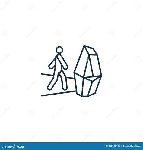 Hurdle Icon Monochrome Simple Sign From Challenges Collection Stock Illustration Illustration