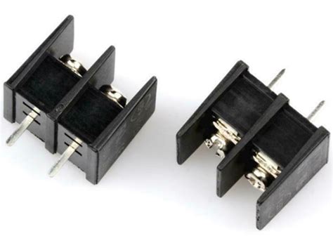 Tb Kf7 62 04 Bk Pcb Black Barrier Terminal Block 7 62mm Spacing 4 Position 300v 20a