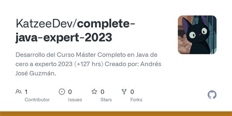 Github Katzeedevcomplete Java Expert 2023 Desarrollo Del Curso