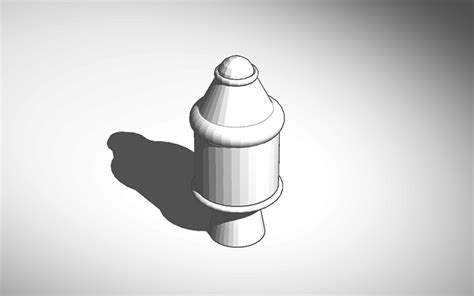 3d Design Kerbal Space Program Capsule W Final Stage Tinkercad