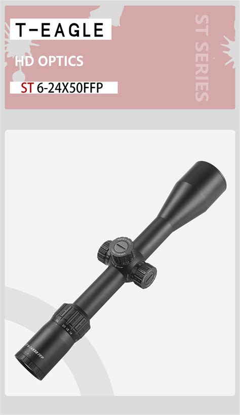 T Eagle Optics Rifle Scope Stellar Series St 6 24x50ffp