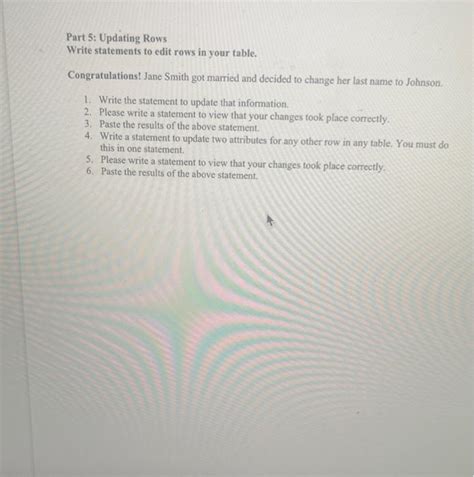 Solved The Insert Statement Is Used To Insert New Records In