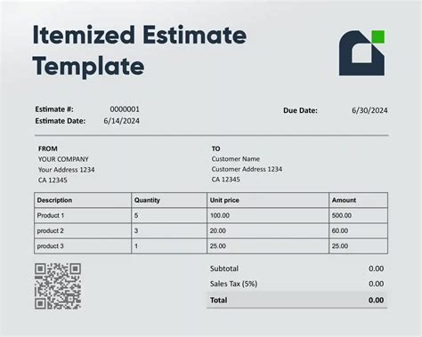 Free Estimate Templates Generate Online And Download