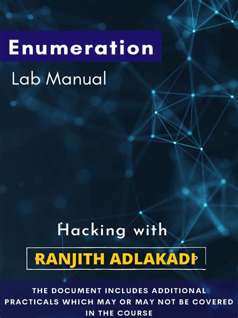 4 Enumeration Labmanual Pdf Domain Name System Password