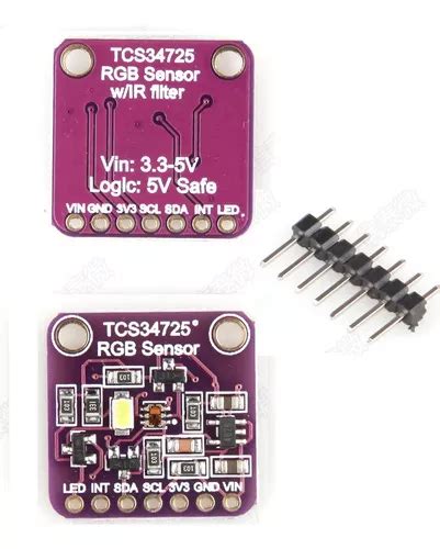 módulo sensor color rgb tcs34725 para arduino pic esp32 sgk mebuscar