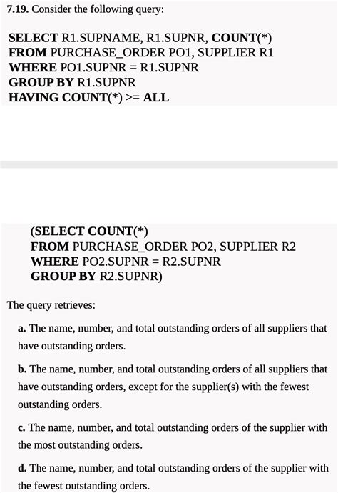solved 7 13 consider the following view definition and