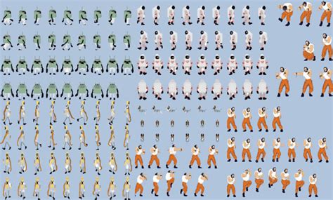 Do 2d Sprite Sheet Game Character Animation Pixel Art Game Character