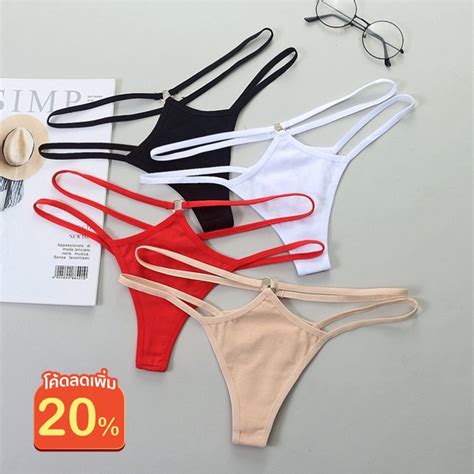 ใส่ Mtrpdsep9 ลดเพิ่ม 20 กางเกงชั้นในจีสตริง ผ้าฝ้าย เซ็กซี่ สําหรับผู้หญิง K9 Shopee Thailand