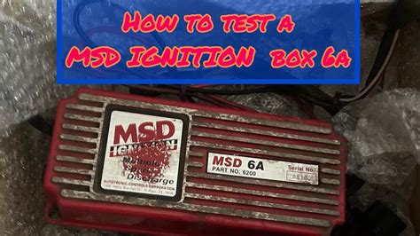 How To Test An Msd Distributor At Lynda Tawney Blog