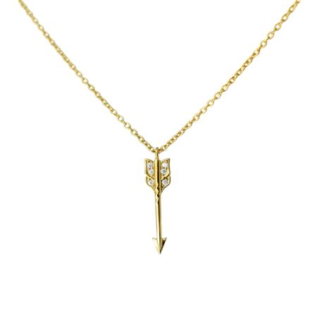 Dainty Gold Arrow Necklace Trendy Jewelry Ecofriendly Jewelry Etsy