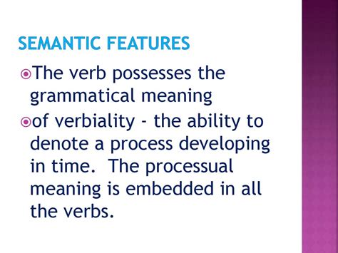 Semantic And Lexico Grammatical Features Online Presentation