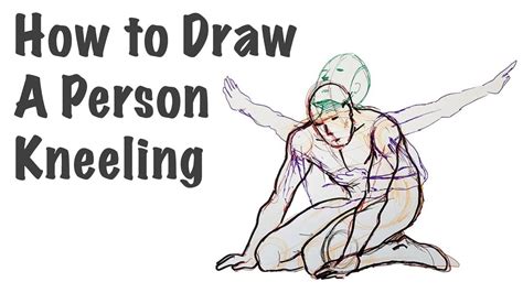 How To Draw Kneeling Pose