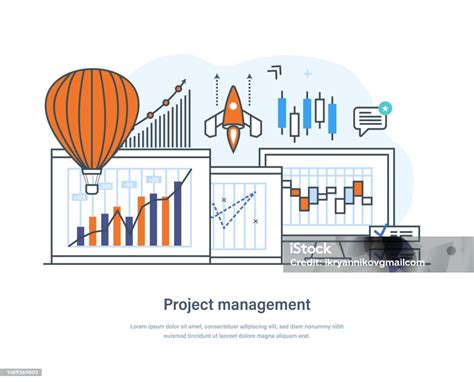 모든 프로젝트 목표를 달성하기 위한 프로젝트 관리 프로세스 간반에 대한 스톡 벡터 아트 및 기타 이미지 간반 개발 검색 엔진 Istock