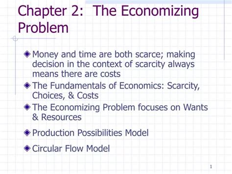 Ppt Chapter 2 The Economizing Problem Powerpoint Presentation Free Download Id 395404