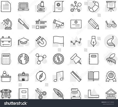 Editable Thin Line Isolated Vector Icon Stock Vector Royalty Free 1847130049 Shutterstock