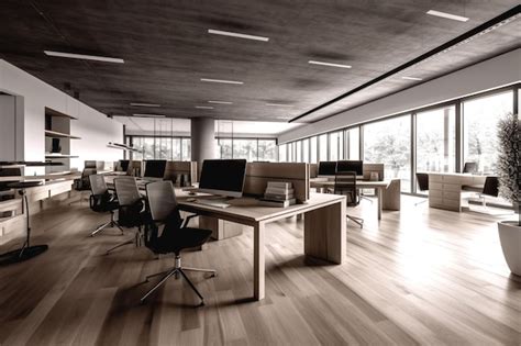 Premium Ai Image Snapshot Of An Office Area
