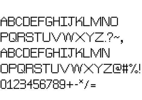 Arial Bitmap Font