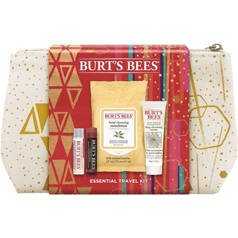 Burts Bees Essentials Travel Kit Holiday T Set 4 Skin