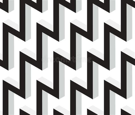 Striped Textured Geometric Vector Seamless Pattern Stock Vector