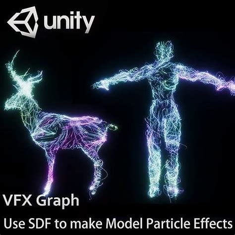 unity vfx graph use sdf to make model particle effects 3d model