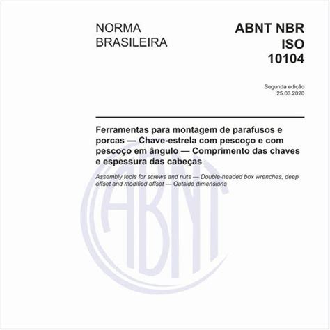 Target Normas Abnt Nbr Iso 10104 Nbriso10104 Ferramentas