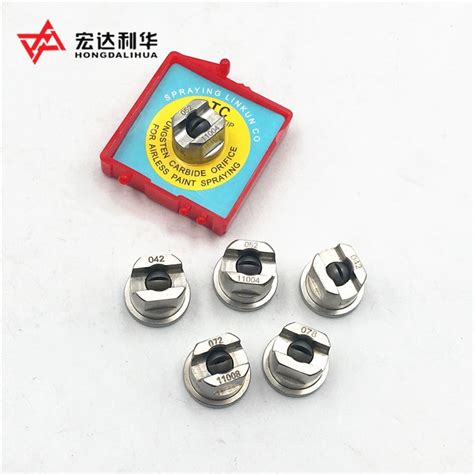 고급 텅스텐 카바이드 플랫 팬 스프레이 팁 노즐저렴한 가격 고급 텅스텐 카바이드 플랫 팬 스프레이 팁 노즐 구매