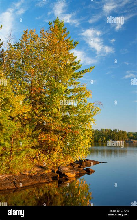 Kabetogama Lake At Ash River Voyageurs National Park Minnesota Stock