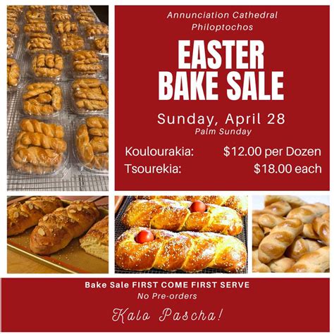 Philoptochos Annual Easter Bake Sale