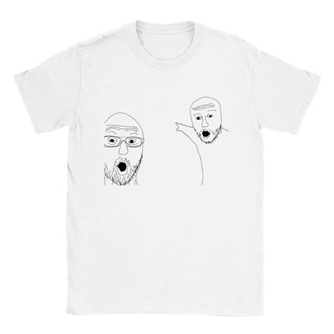 Wojak Pointing Funny Shirt Meme Shirt Gag Ts Ironic T Shirt Etsy