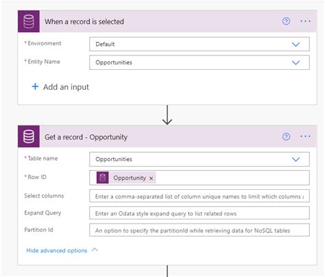 Expected String But Got Null When Calling A Flow From A Model Driven App