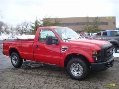 2010 Vermillion Red Ford F250 Super Duty Xl Regular Cab 26460160 Photo