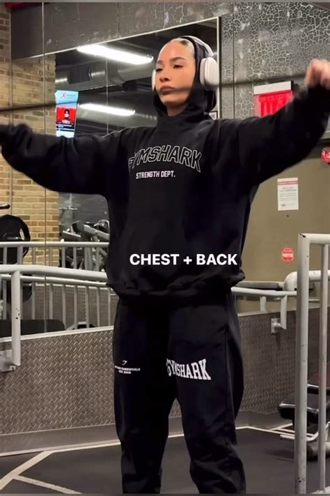 Chest And Back Workout Workout Gym Routine Workout Routine Fat