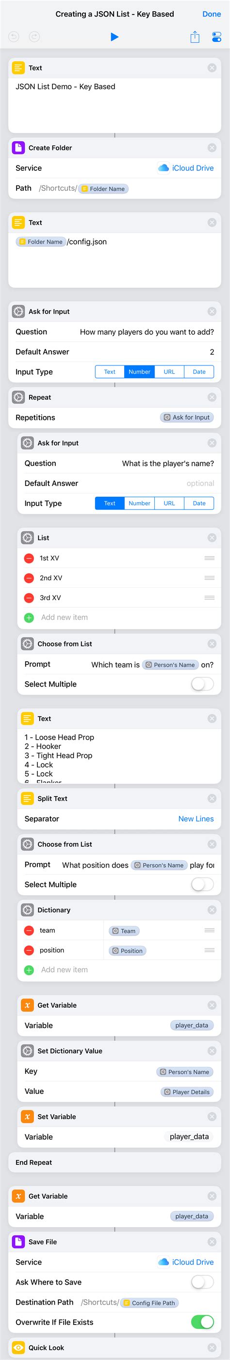 Data Storage Part 2 Storing Lists Of Data Rshortcuts