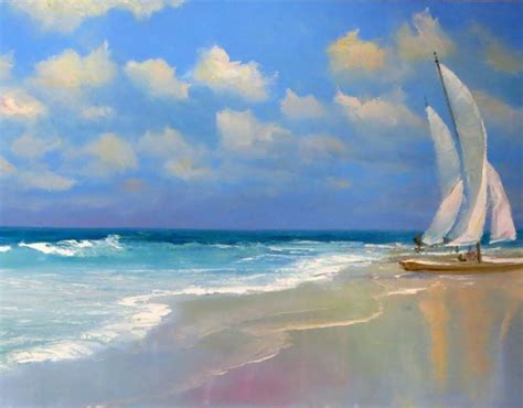 Как легко нарисовать Море масляными красками Онлайн урок Любы Дикер Пейзажи Рисунки пейзажей