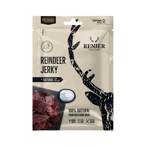 Renjer Reindeer Jerky Sea Salt 25 G Shop Apotheke