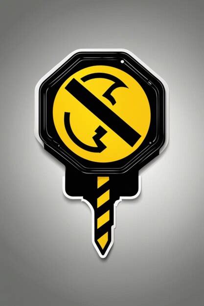 Premium Photo Warning Sign Symbol Sticker