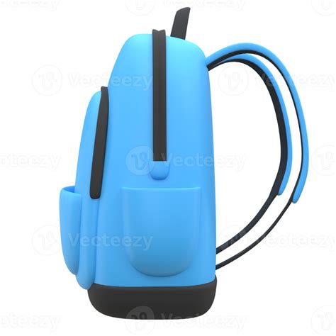 3d School Backpack Icon 27120133 Png