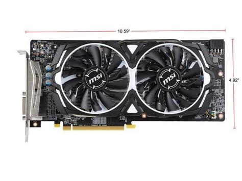 Msi Radeon Rx Video Card Rx Armor G Oc Newegg Ca