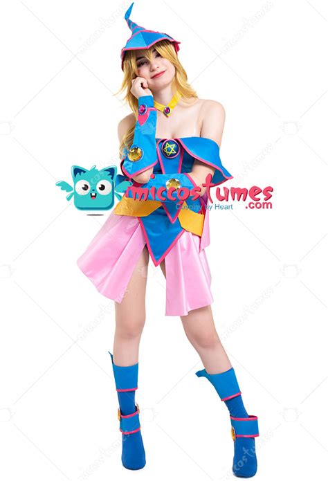 Dark Magician Girl Costume Yu Gi Oh Cosplay Full Set For Sale
