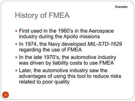 Failure Mode Effect Analysis In Engineering Failures PPT